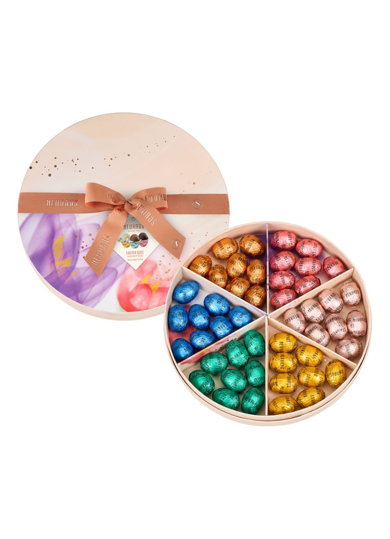 Neuhaus Easter Eggs Colour Wheel Box chocolade paaseieren 48 stuks • de ...