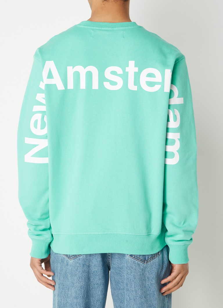 New Amsterdam Surf Association Name sweater met logo- en backprint ...