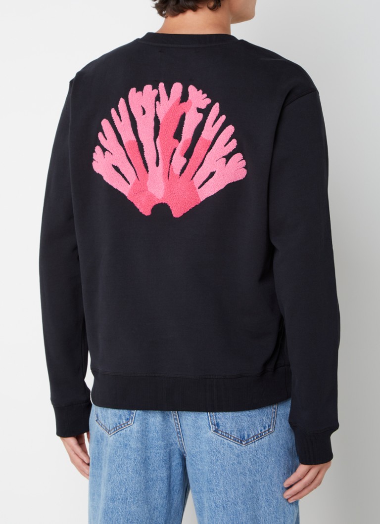 New Amsterdam Surf Association Sweater met front- en backprint • Zwart ...