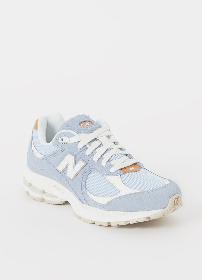 New Balance 2002R sneaker van suède met mesh details • Lichtblauw • de ...