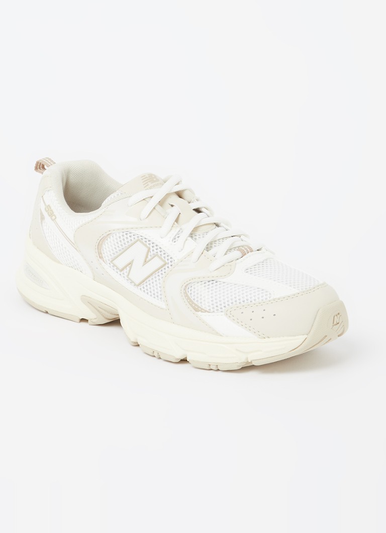 New Balance 530 sneaker met mesh details • Creme • de Bijenkorf