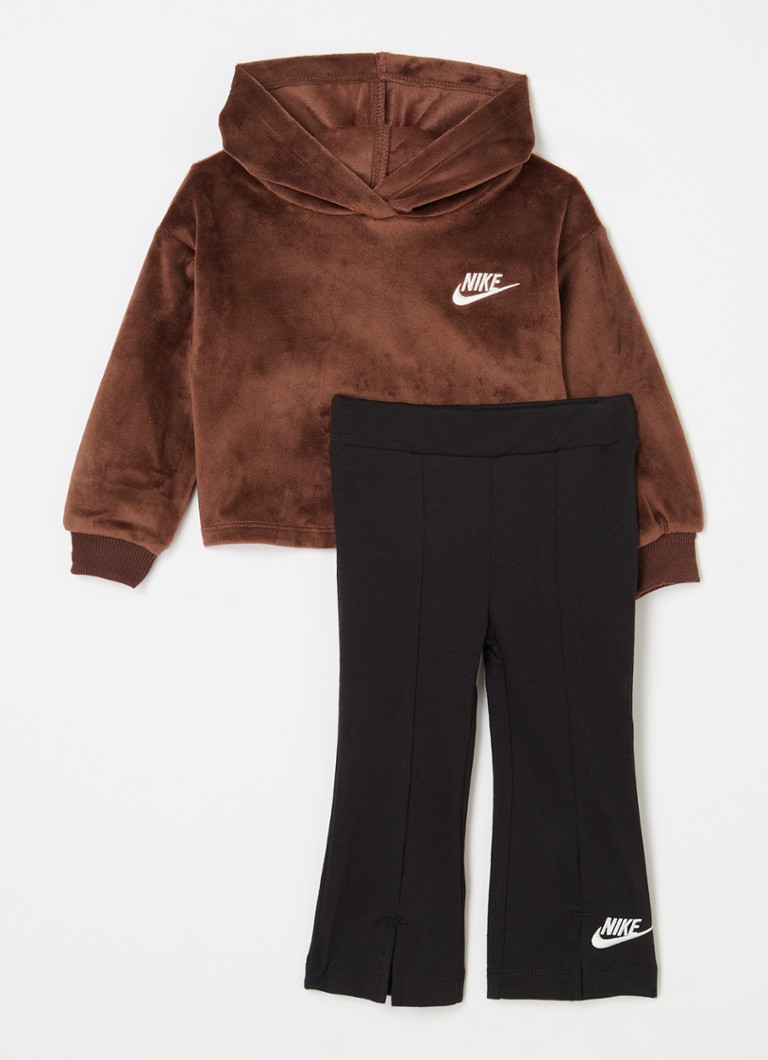 Nike Babyset met logo 2-delig • Bruin • de Bijenkorf