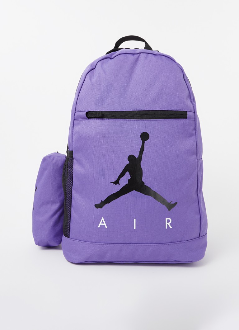 Nike Jordan rugzak met logo en afneembaar etui • Paars • de Bijenkorf