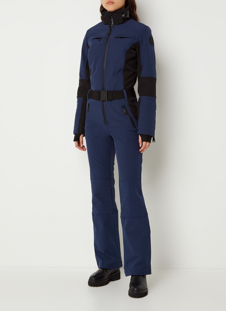 NIKKIE Yori gewatteerde skipak met logo en ritszakken • Donkerblauw ...