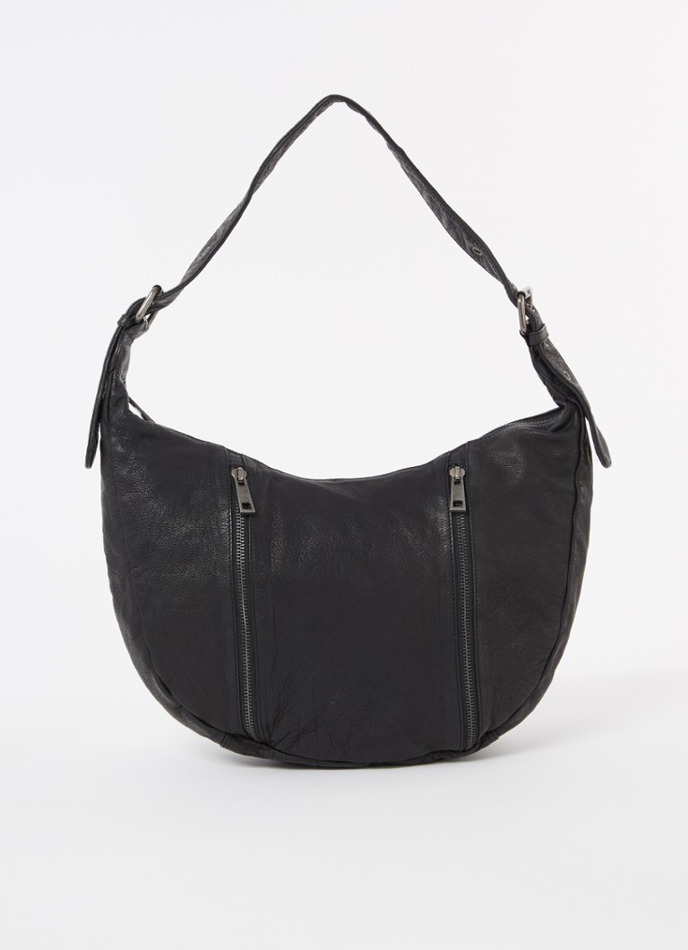 Núnoo Stella schoudertas van leer • Zwart • de Bijenkorf