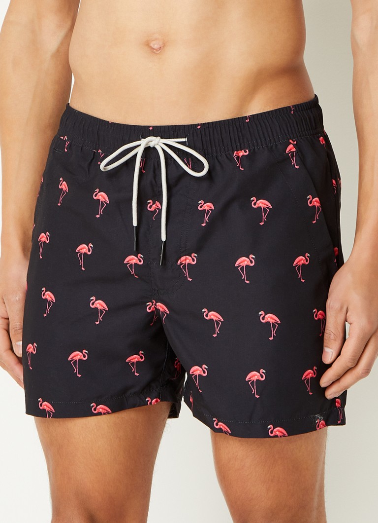 OAS Black Flamingo zwemshorts met print • Zwart • de Bijenkorf