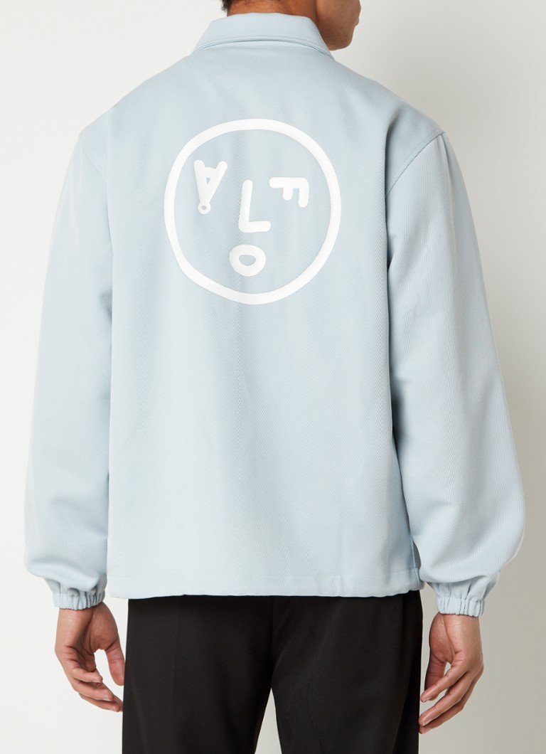 OLAF Jack met logo- en backprint • Lichtblauw • de Bijenkorf