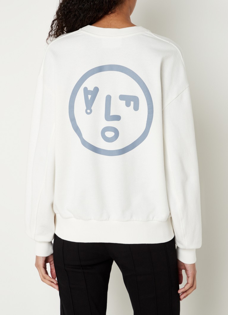 OLAF Sweater met logo- en backprint • Gebroken wit • de Bijenkorf