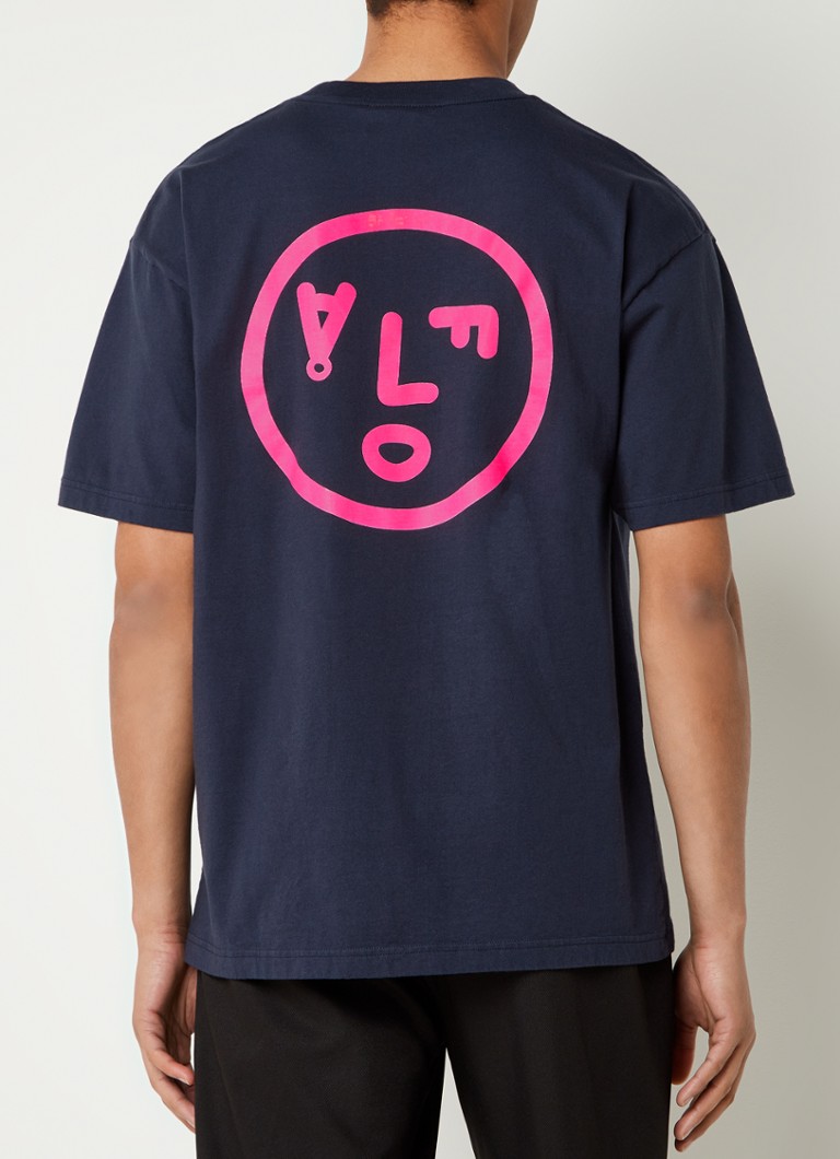 OLAF T-shirt met logo- en backprint • Blauw • de Bijenkorf