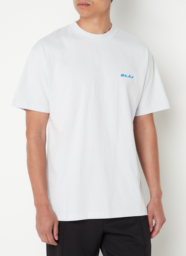 OLAF T-shirt met logoprint • Lichtblauw • de Bijenkorf