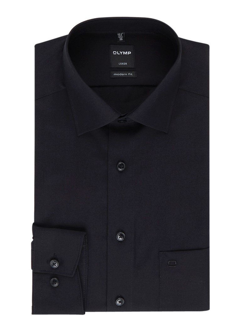 Olymp Modern fit strijkvrij overhemd met borstzak • de Bijenkorf