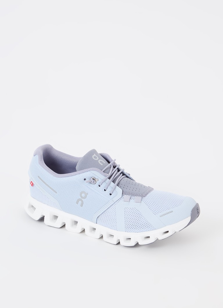 On Cloud 5 sneaker met mesh details • Lila • de Bijenkorf