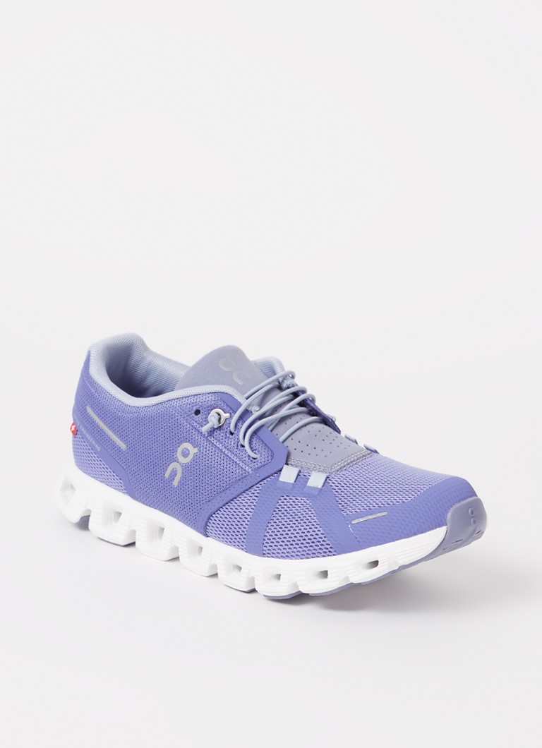 On Cloud 5 sneaker met mesh details • Violet • de Bijenkorf