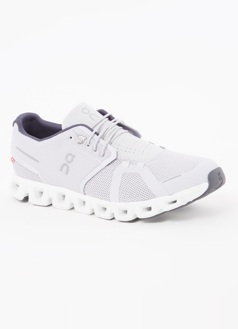 On Cloud 5 sneaker met mesh details • Lichtgrijs • de Bijenkorf
