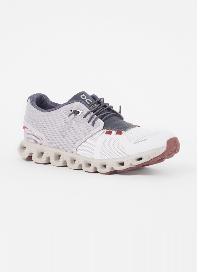 On Running Cloud 5 sneaker met mesh details • Paars • de Bijenkorf