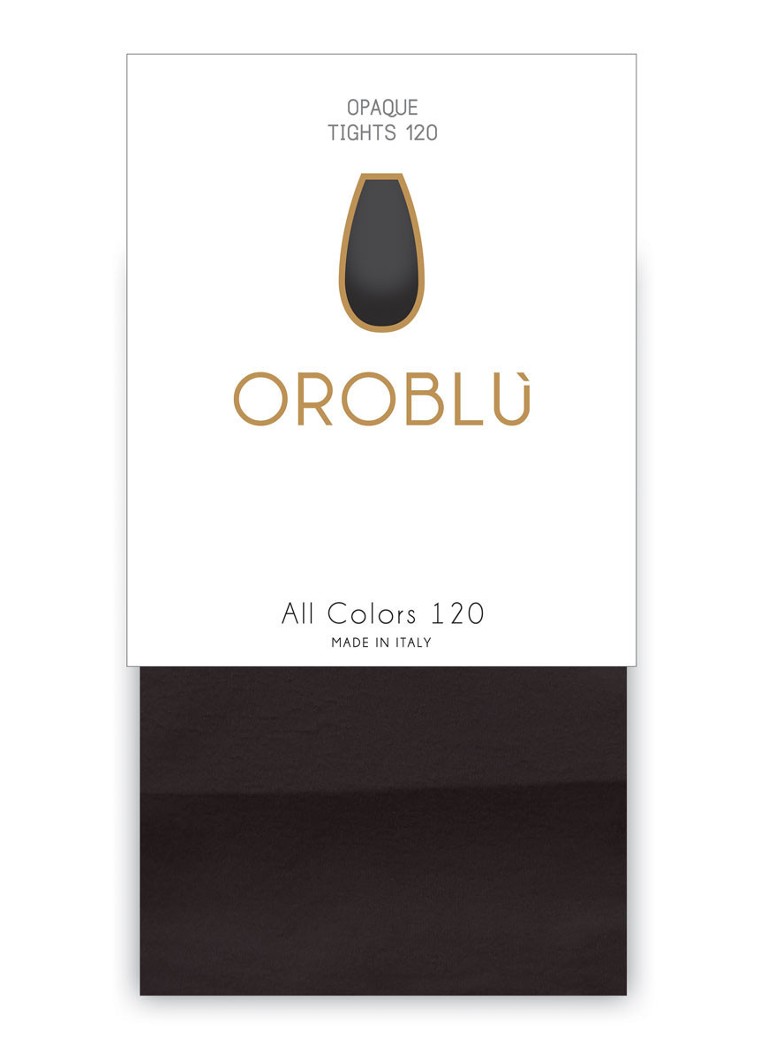 Oroblu All Colours panty in 120 denier blue • Donkerblauw • de Bijenkorf