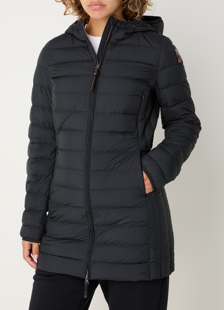 Parajumpers Irene gewatteerde jas met donsvulling en ritszakken • Zwart ...