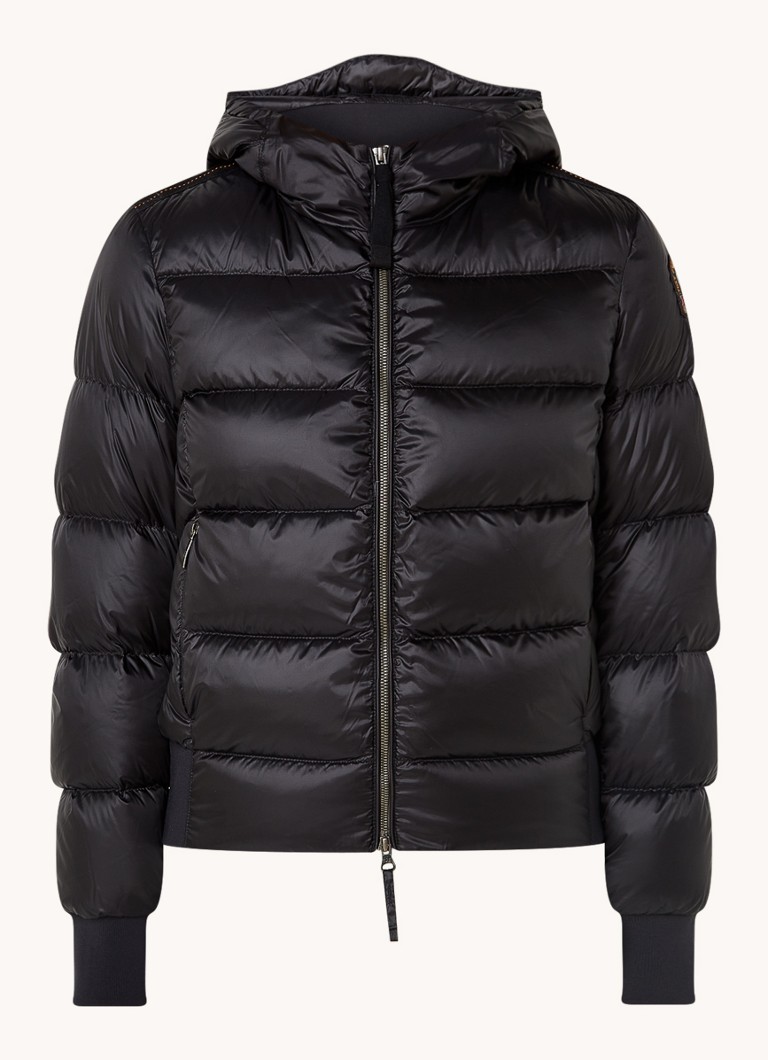 Parajumpers Mariah puffer jas met donsvulling en capuchon • Zwart • de ...
