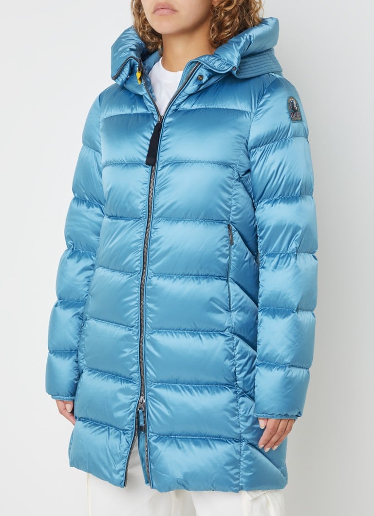 Parajumpers Marion puffer jas met donsvulling en capuchon • Blauw • de ...