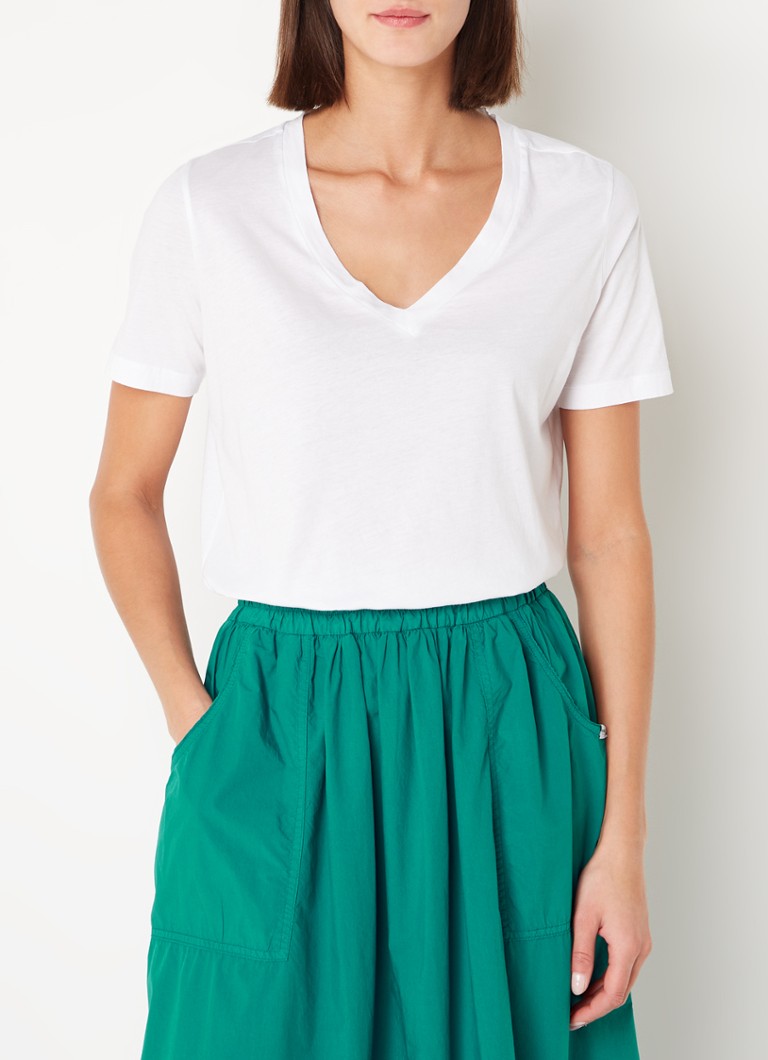 Penn & Ink T-shirt met logo • Wit • de Bijenkorf