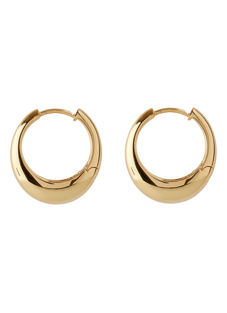 Pernille Corydon Globe Huggies oorringen verguld • Goud • de Bijenkorf