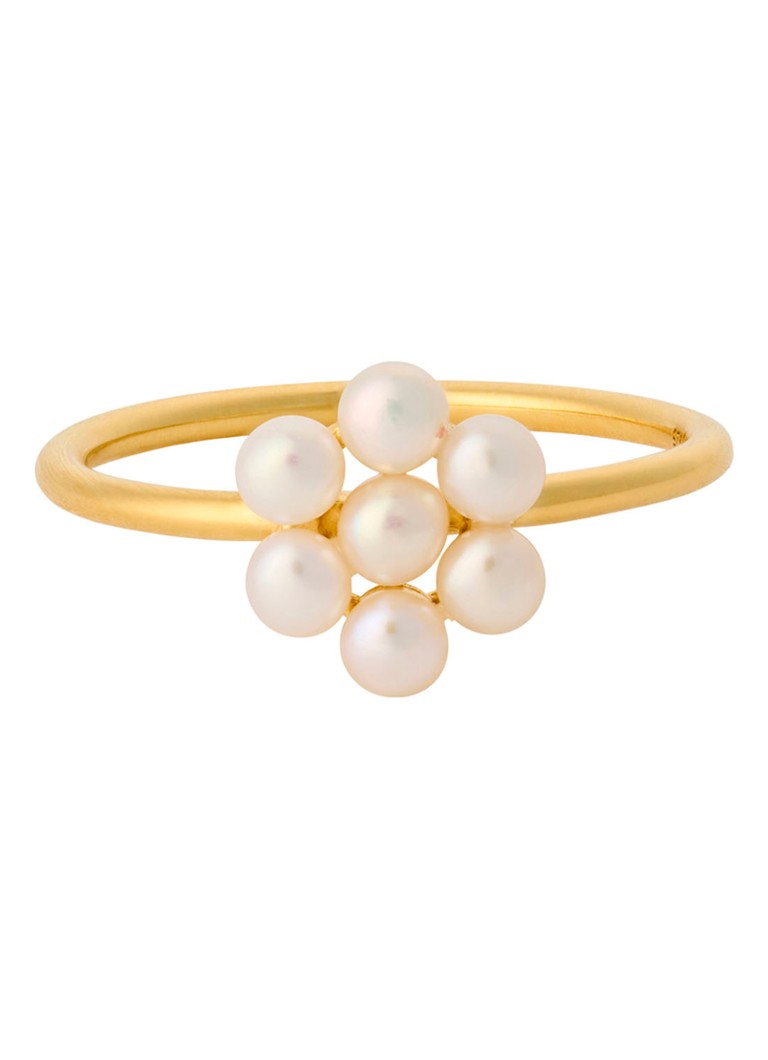 Pernille Corydon Ocean Bloom ring verguld • Goud • de Bijenkorf