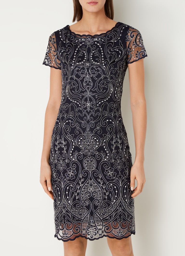 Phase Eight Esme semi-transparante mini jurk met paisley dessin ...