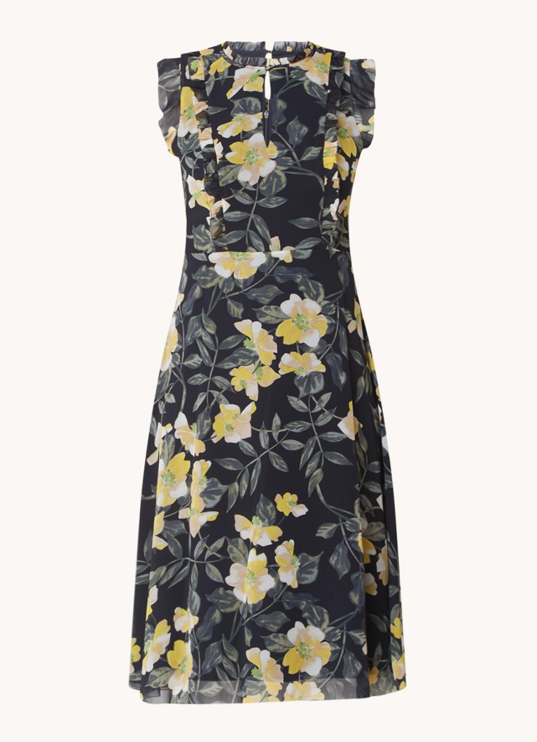Phase Eight Evie jurk met bloemenprint • Blauw • de Bijenkorf