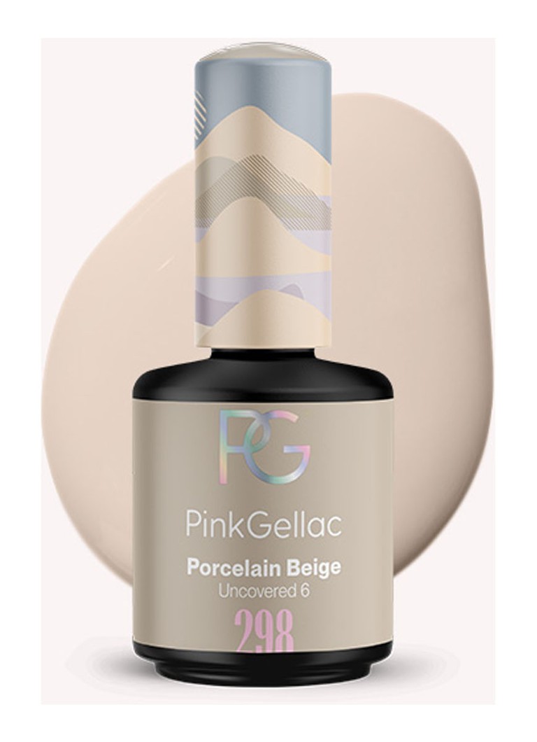 Pink Gellac 298 Porcelain Beige - gel nagellak • 298 Porcelain Beige ...
