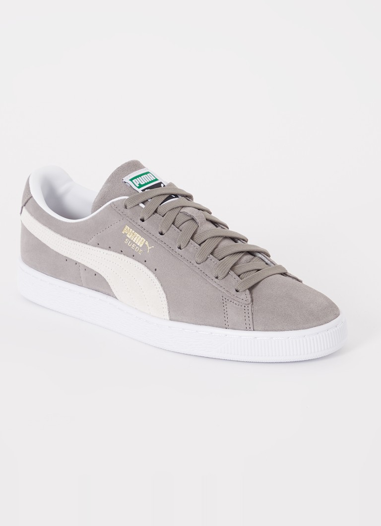 Puma Classic XXI sneaker van suède • Grijs • de Bijenkorf