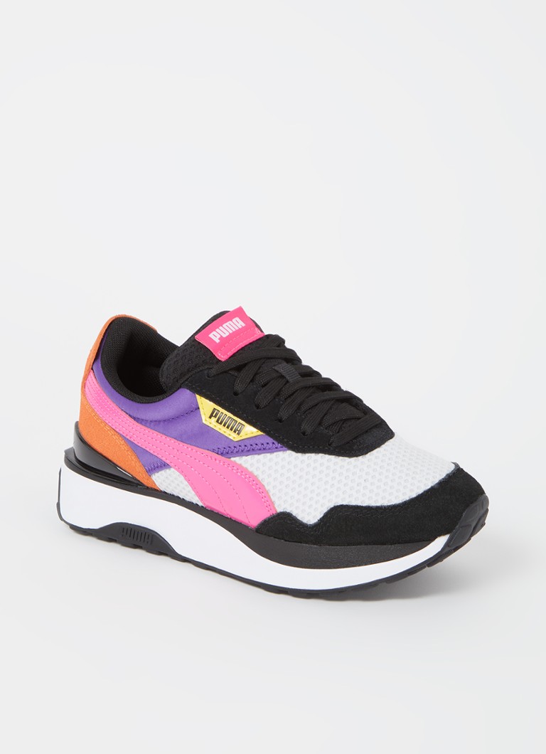 Puma Cruise Rider Peony Jr sneaker met colour blocking • Violet • de ...