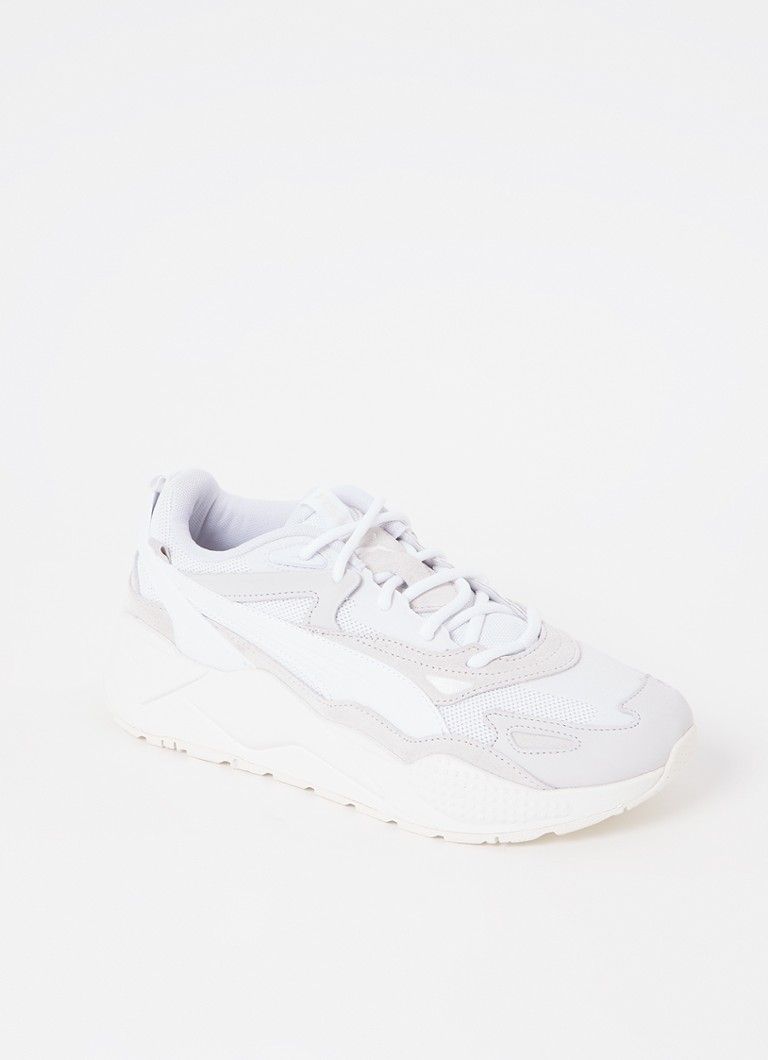 Puma RS-X Efekt sneaker met details van leer en nubuck • Wit • de Bijenkorf