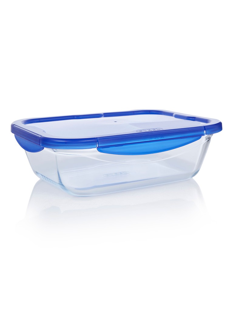 Pyrex Cook & Go ovenschaal met deksel 30 cm • Blauw • de Bijenkorf