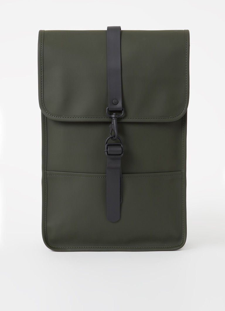 Rains Mini rugzak met 15 inch laptopvak en waterafstotende coating ...