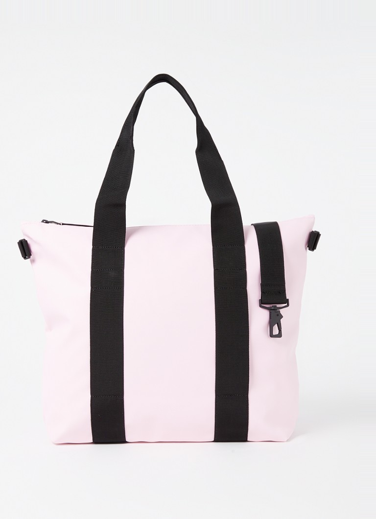 Rains Tote Mini schoudertas met waterafstotende coating • Roze • de ...