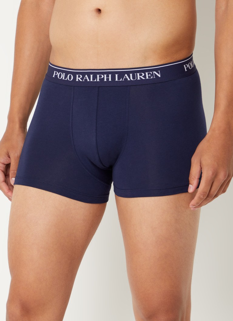Ralph Lauren Boxershorts met logoband in 3-pack • Beige • de Bijenkorf