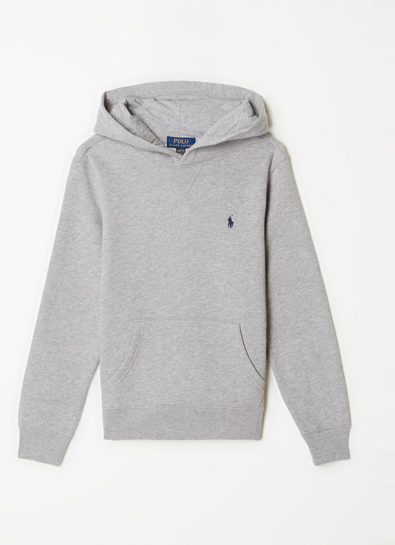 Ralph Lauren Hoodie met logoborduring • Grijs • de Bijenkorf