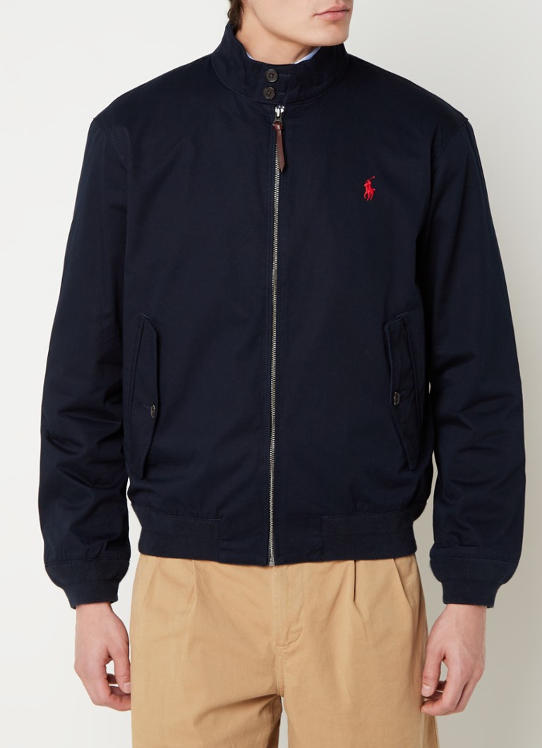 Ralph Lauren Jack met klepzakken en logoborduring • Collection Navy ...