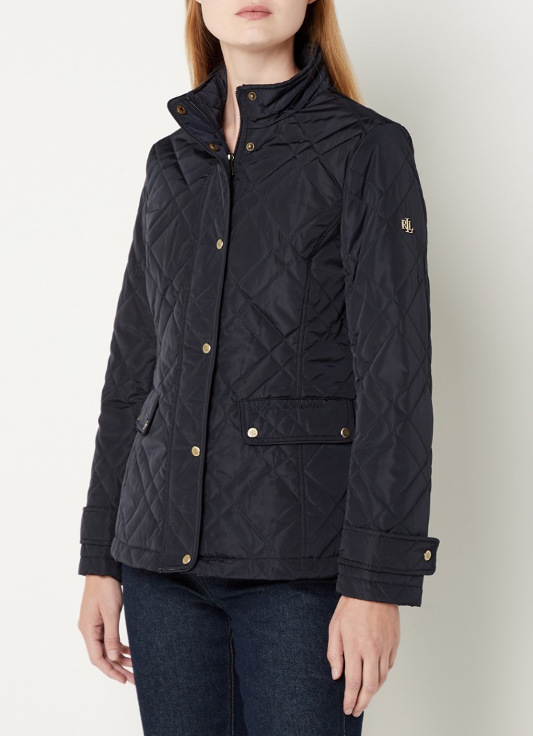 Ralph Lauren Jack met quilt patroon en klepzakken • Blauw • de Bijenkorf
