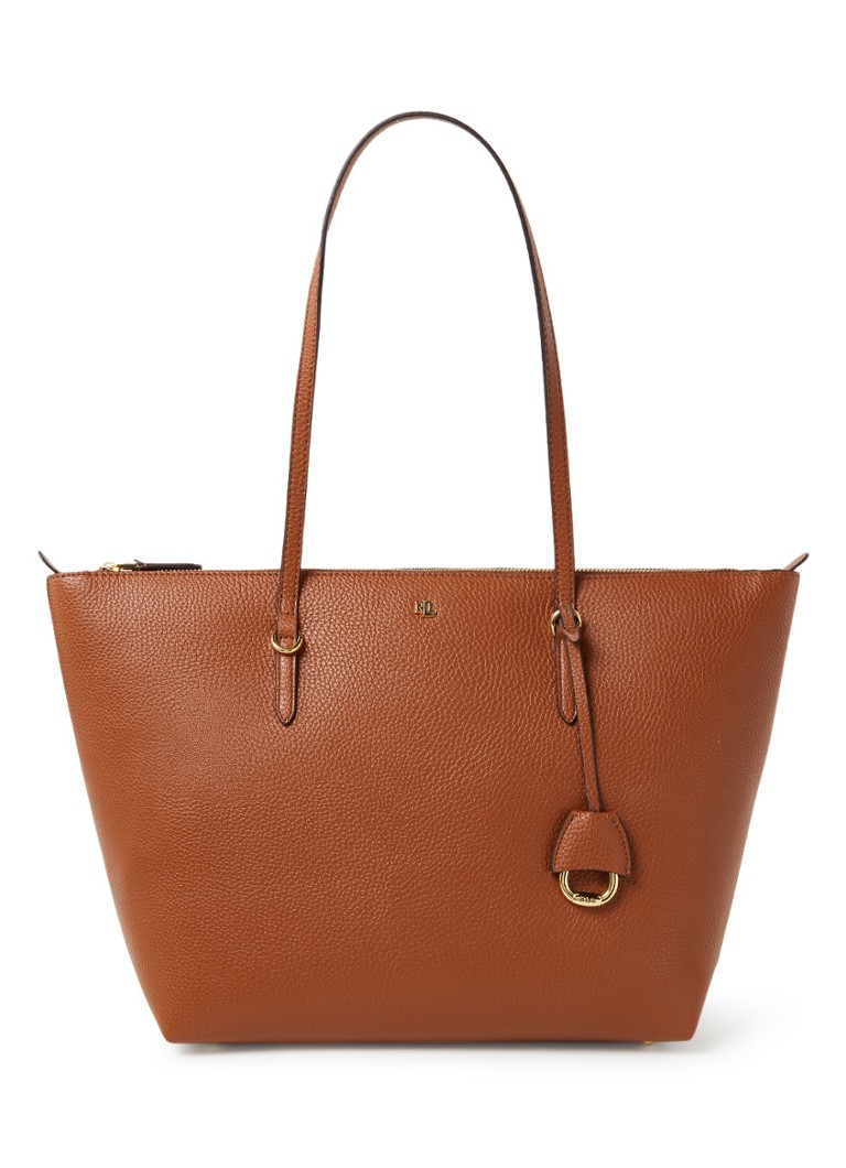 Ralph Lauren Keaton Medium shopper • Lichtbruin • de Bijenkorf