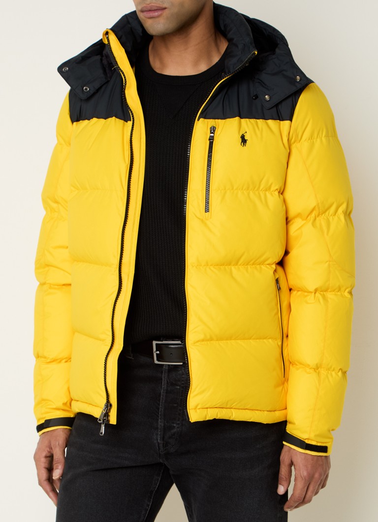 Ralph Lauren Puffer jack met donsvulling en afneembare capuchon ...