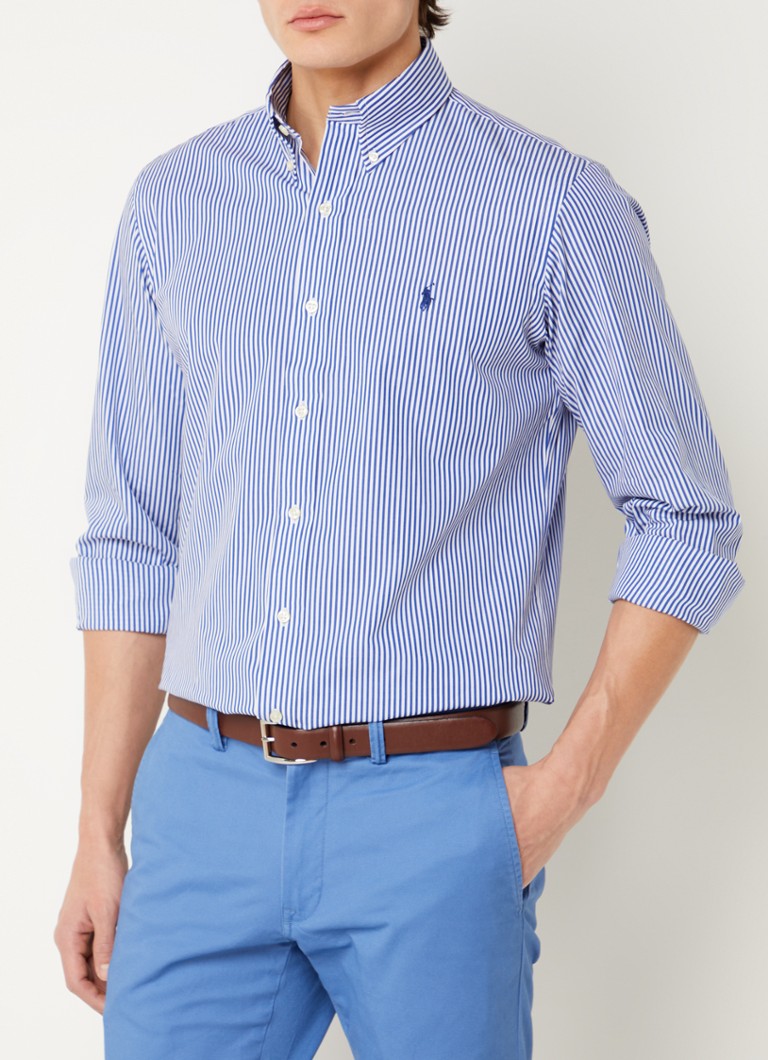 Ralph Lauren Regular fit overhemd met streepprint • Blue / White Bengal ...