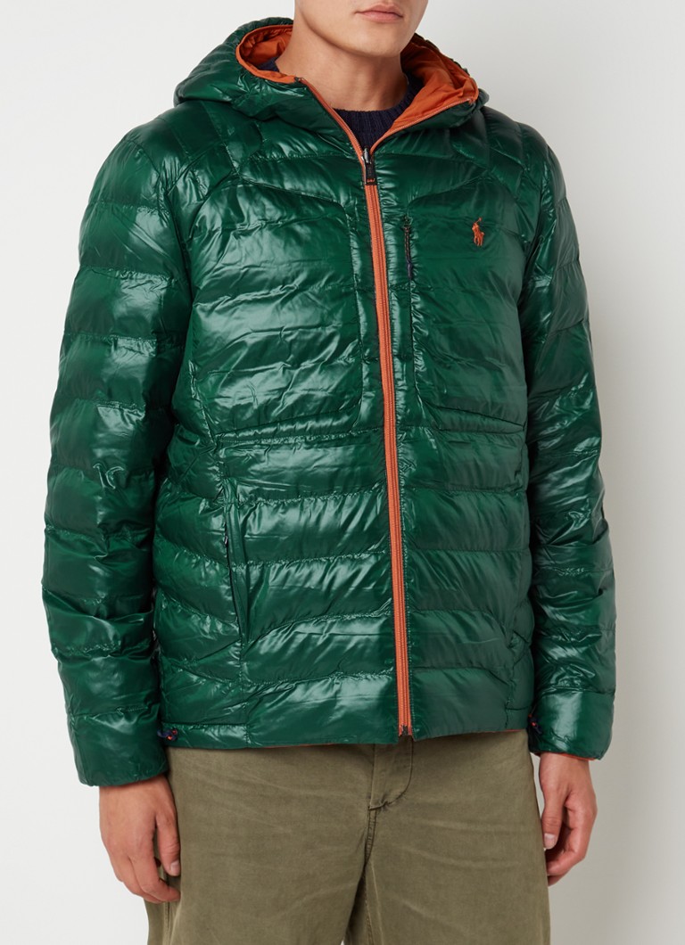 Ralph Lauren Reversible gewatteerd jack met ritszakken • Sweet Potato ...