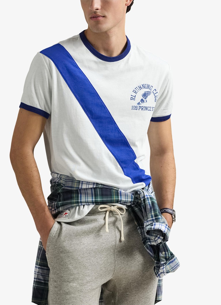 Ralph Lauren Reversible T-shirt met print • Nevis Multi / Blauw • de ...