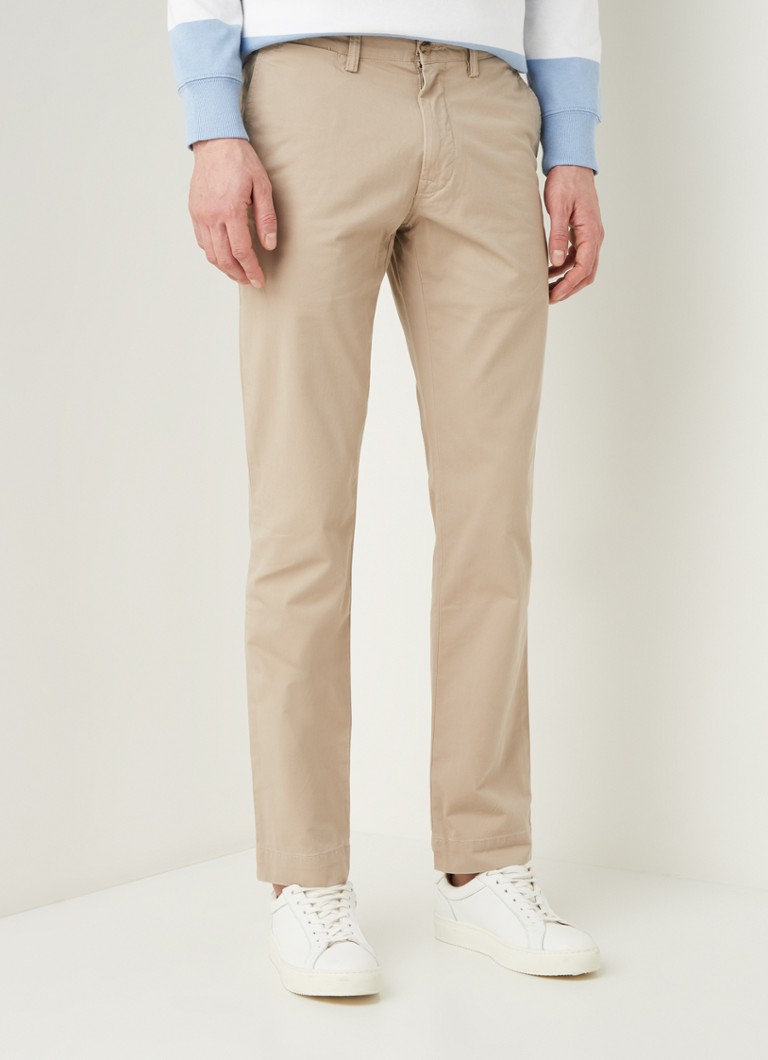 Ralph Lauren Slim fit chino met stretch • Khaki Tan / Beige • de Bijenkorf