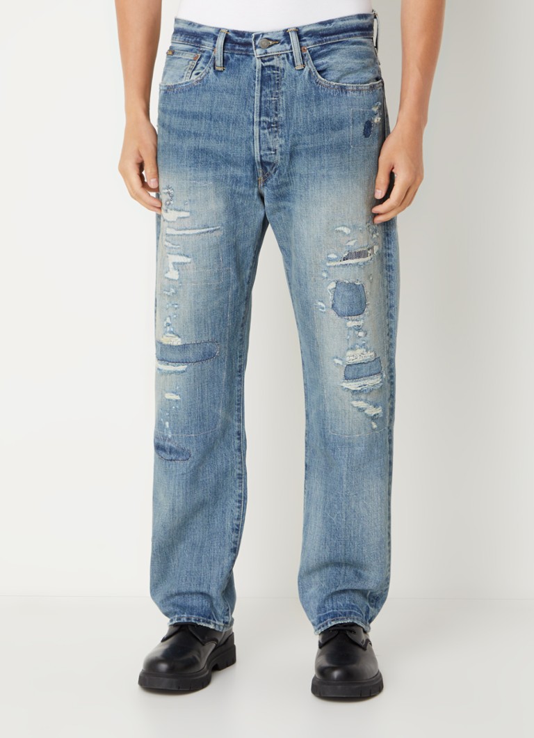 Ralph Lauren Straight leg jeans met ripped details • Coppit • de Bijenkorf