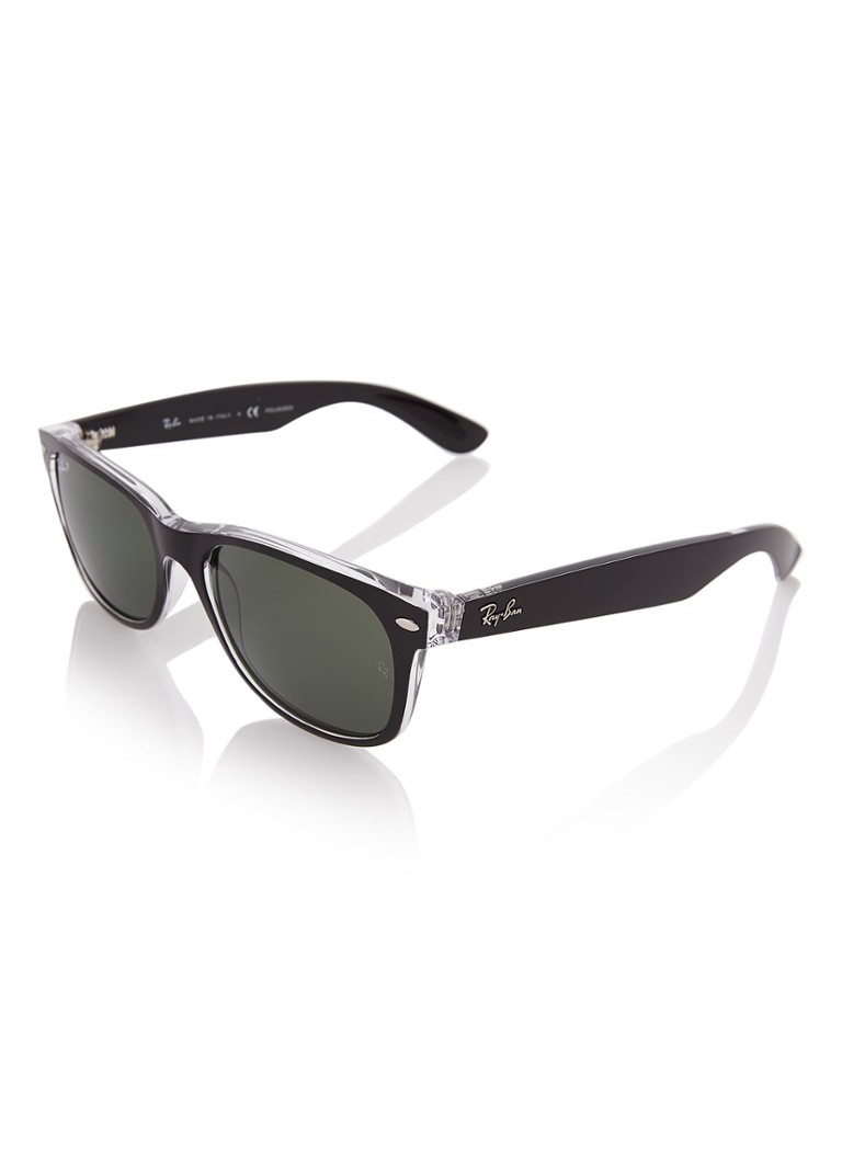 Ray-Ban New Wayfarer zonnebril RB2132 • Zwart • de Bijenkorf
