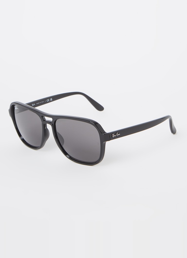 Ray-Ban State Side zonnebril RB4356 • Zwart • de Bijenkorf