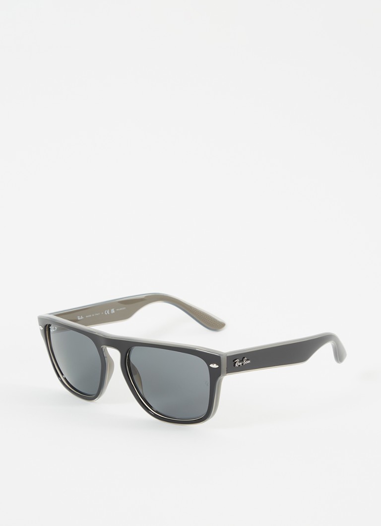 Ray-Ban Wayfarer zonnebril gepolariseerd RB4407 • Zwart • de Bijenkorf