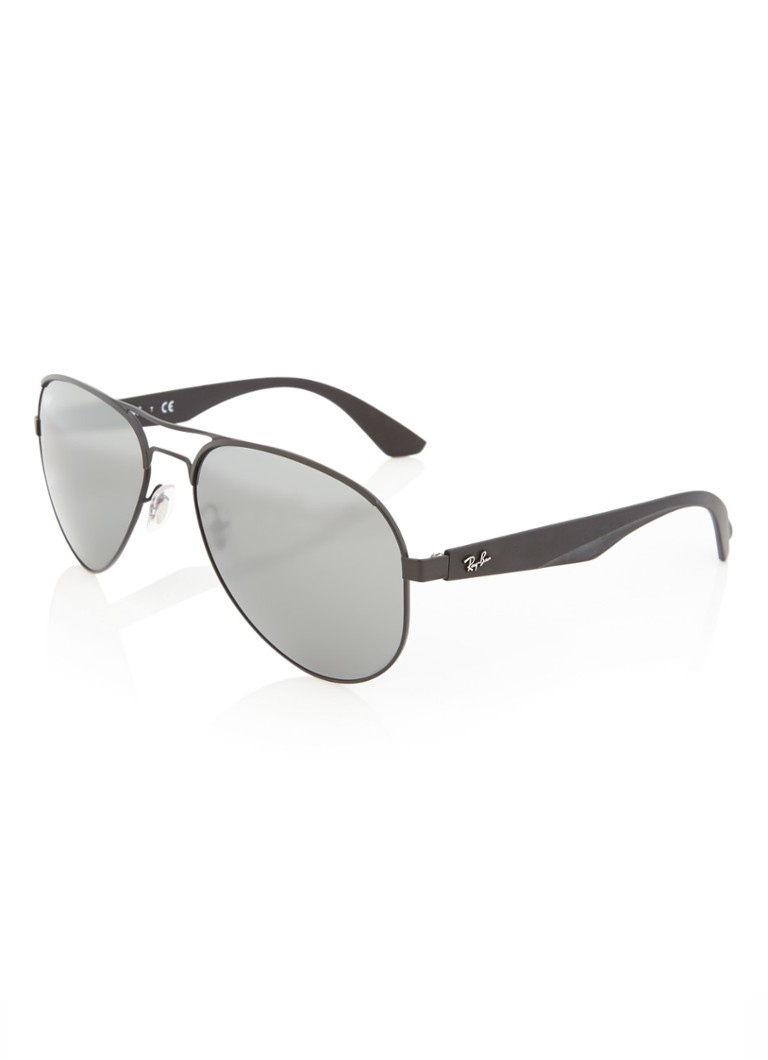 Ray-Ban Zonnebril Aviator RB3523 • Zwart • de Bijenkorf